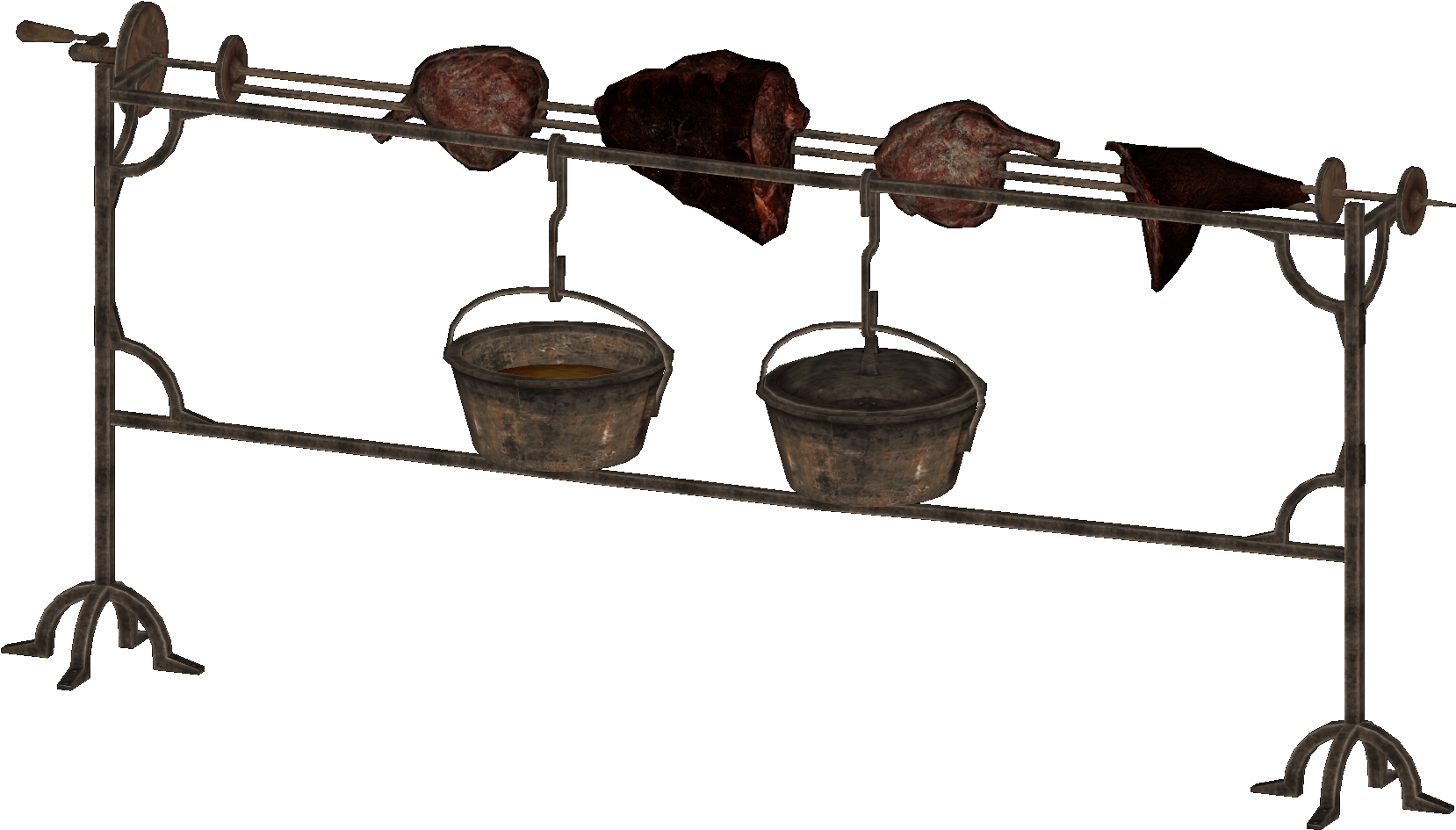 Download Cooking Spit - Skyrim Cooking Pot - Full Size PNG Image - PNGkit