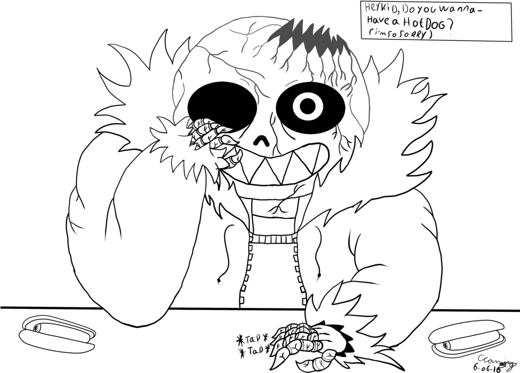 Download Undertale Au - Coloring Book - Full Size PNG Image - PNGkit