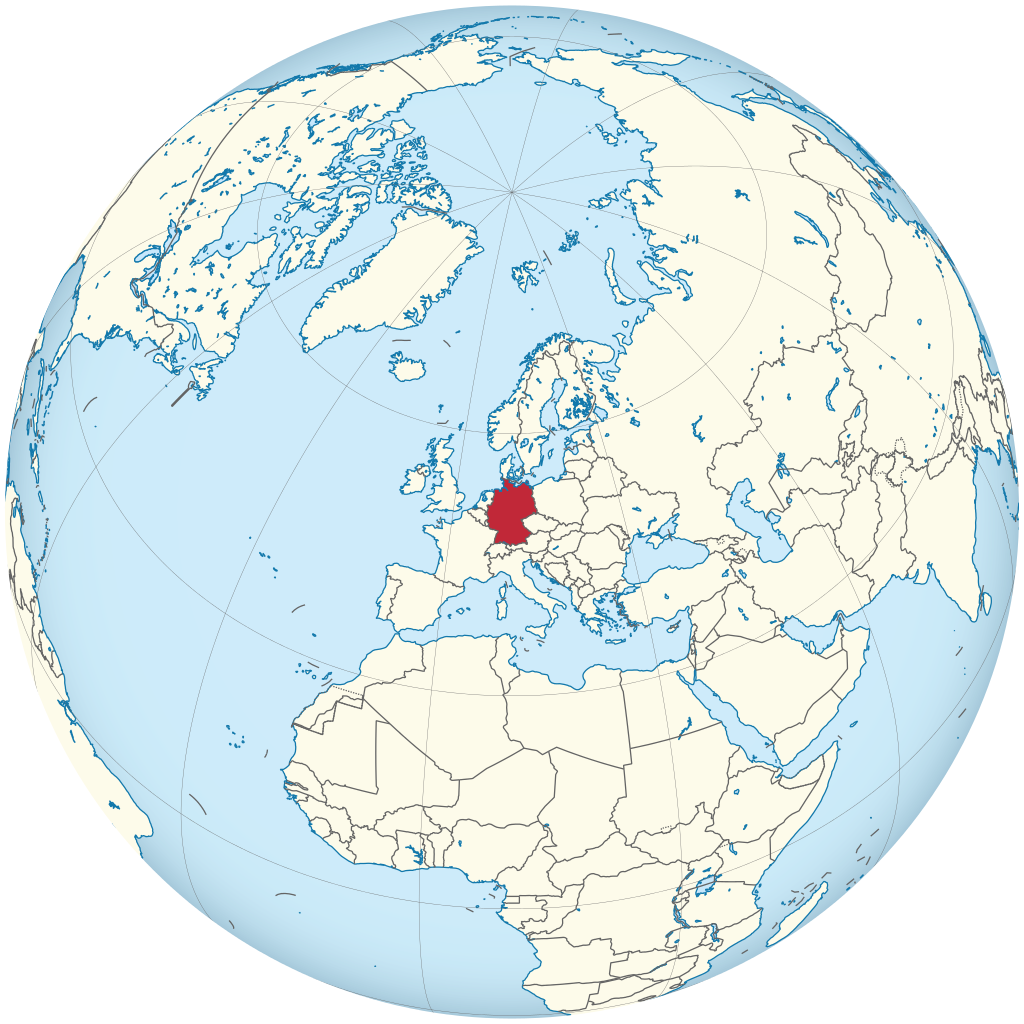 Download Germany On The Globe - Map Of Europe - Full Size PNG Image ...