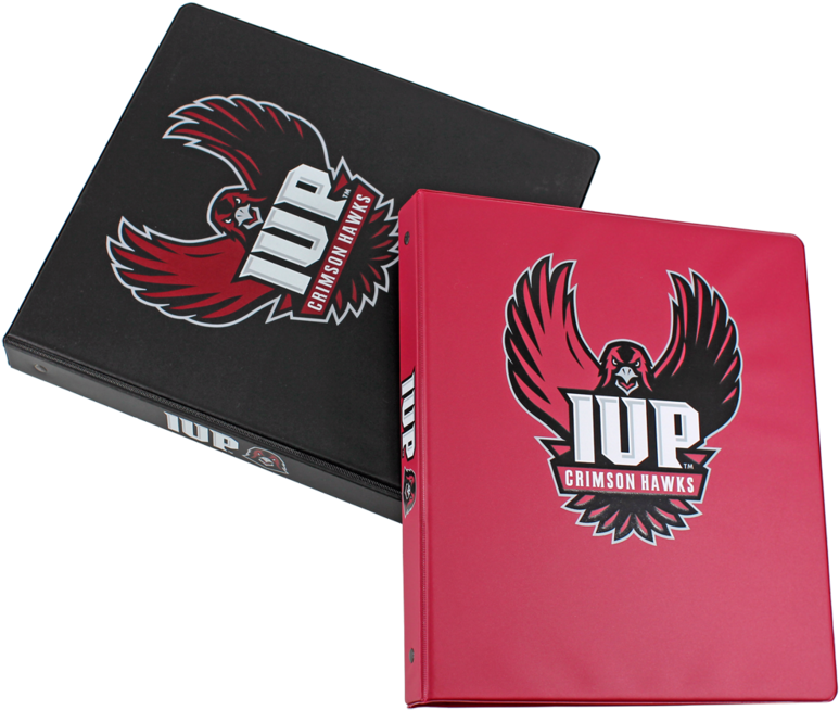 Download 3-ring Binder, Full Hawk Logo - Iup Crimson Hawks - Full Size ...