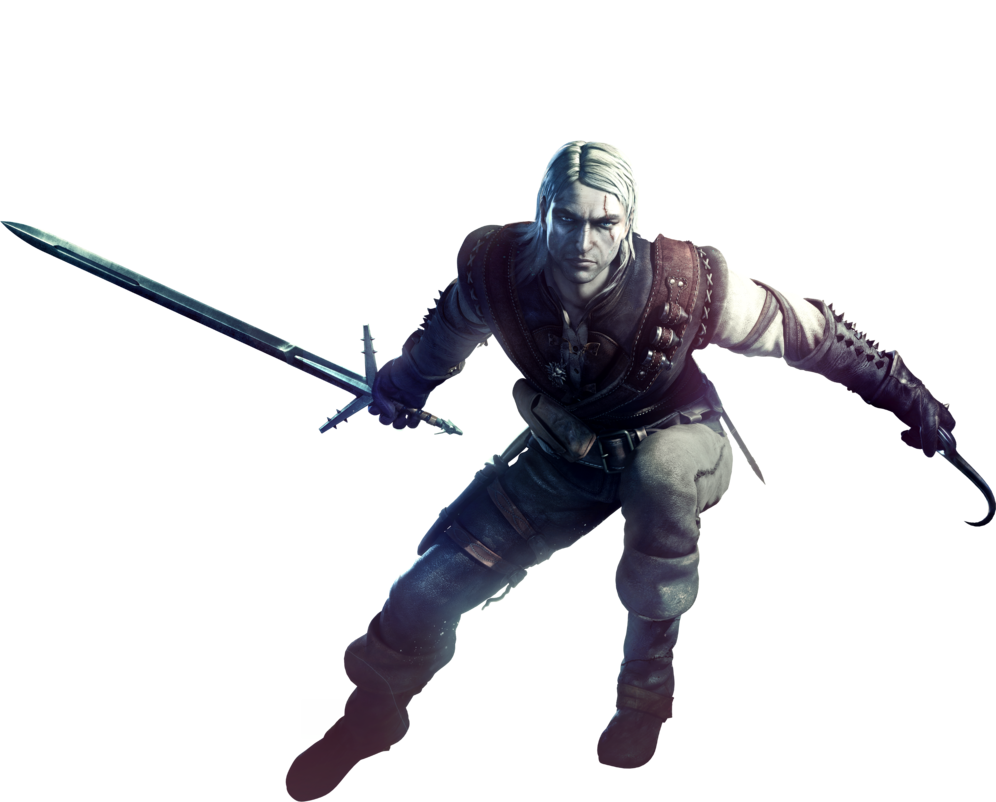 Download Witcher Geralt Png Image - Gerald Of Rivia Png - Full Size PNG ...