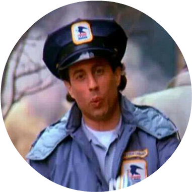 Download Jerry Seinfeld Usps - Jerry Seinfeld Mailman - Full Size PNG ...