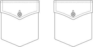 Download Transparent Shirt Pocket Png - Front Shirt Pocket Png - PNGkit