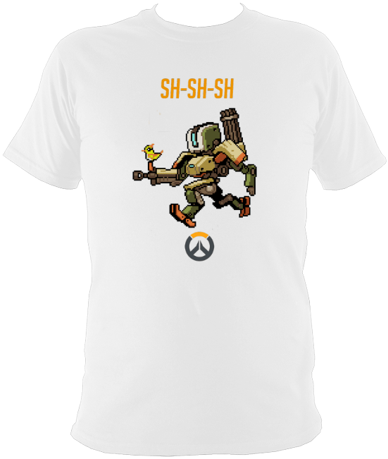 Download Overwatch Bastion 8 Bit - Fat White Family Merch - Full Size ...