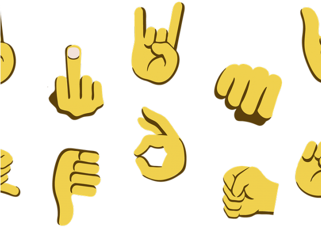 Download Hand Emoji Clipart Clasped Hand - Significado De Las Manos ...
