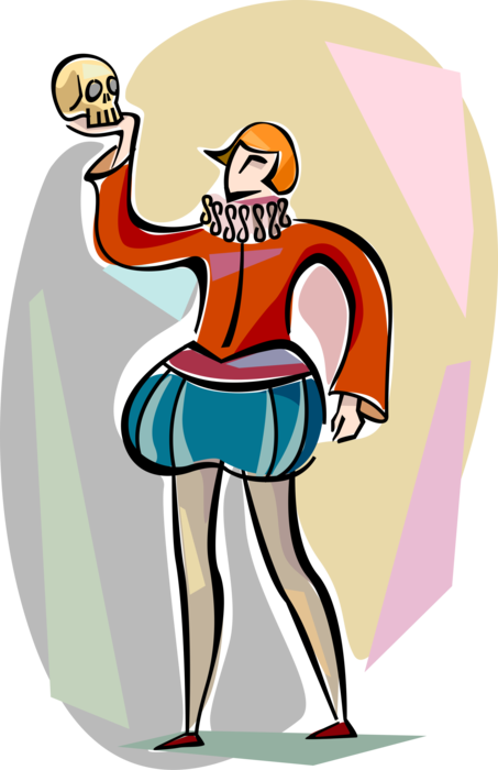 Download Transparent Vector Illustration Of Thespian Actor Performs ...