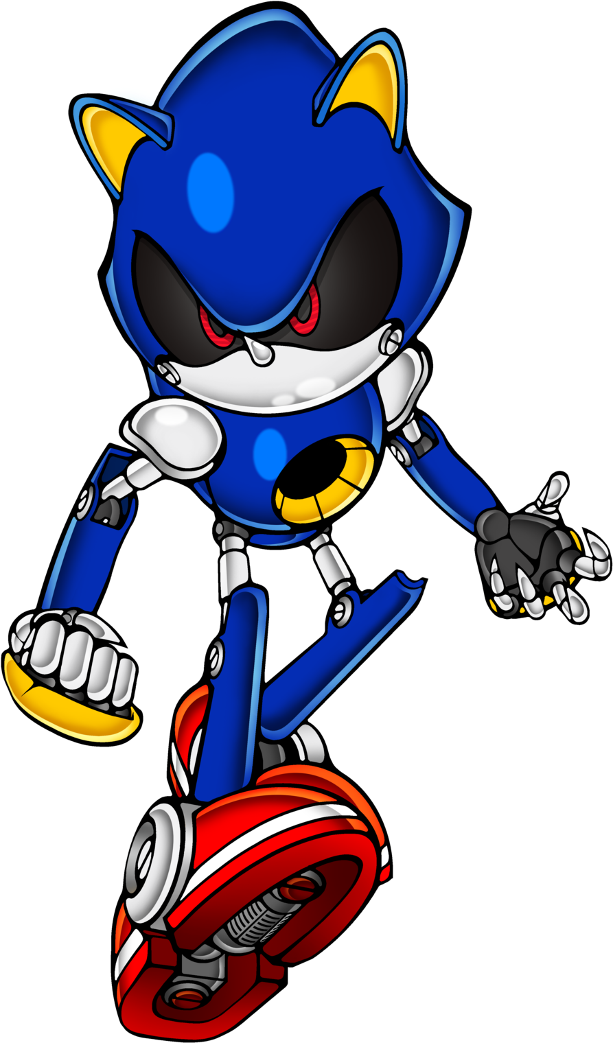 Download Metal Sonic Artwork Only By Envy The Hedgehog D351sap - Metal ...