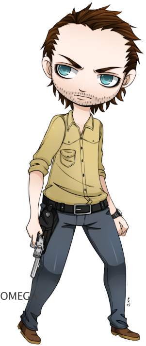 Download Finally Comlpleted The Walking Dead Chibi Of Rick Grimes ...