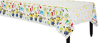Download Minions Plastic Table Cover - Amscan Minions Table Cover ...