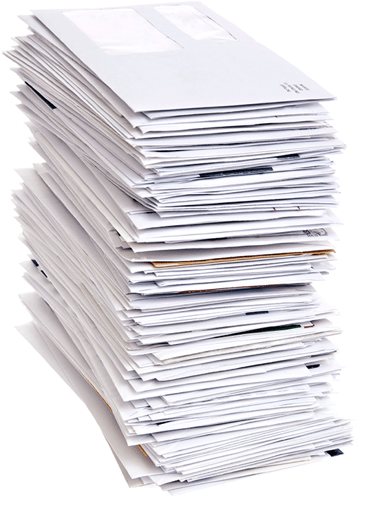 Download A Stack Of Envelopes - Istock - Full Size PNG Image - PNGkit