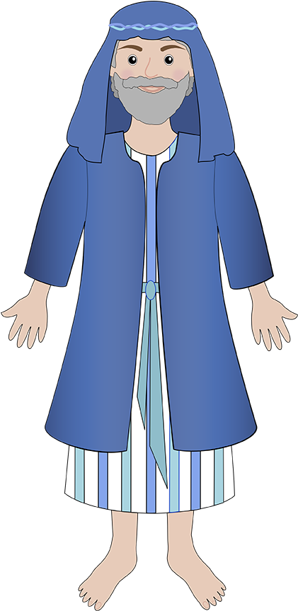 Download Moses - Cartoon - Full Size PNG Image - PNGkit