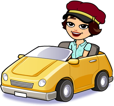Download Taxi Driver - Bitmoji Driving - Full Size PNG Image - PNGkit