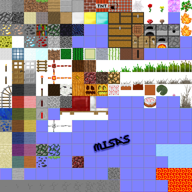 Minecraft sprites