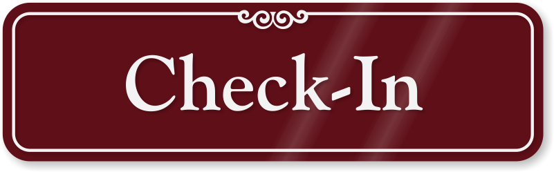 Download Check-in - Sign Check - Full Size PNG Image - PNGkit