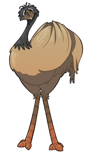 Download Emu - Monsters, Inc. - Full Size PNG Image - PNGkit