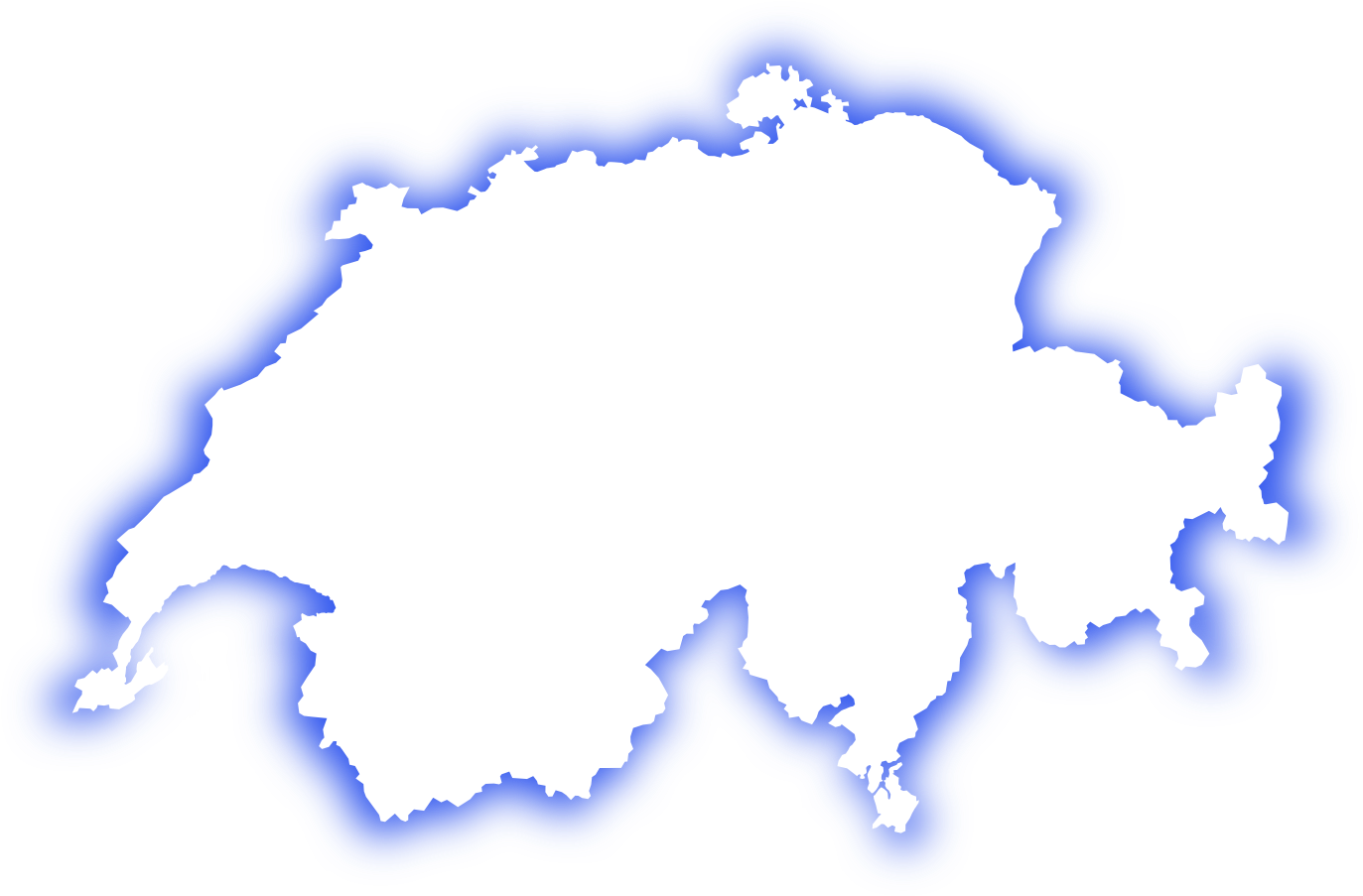 Download Border Areas Of Eu Neighbor States Around Switzerland - Map Of ...