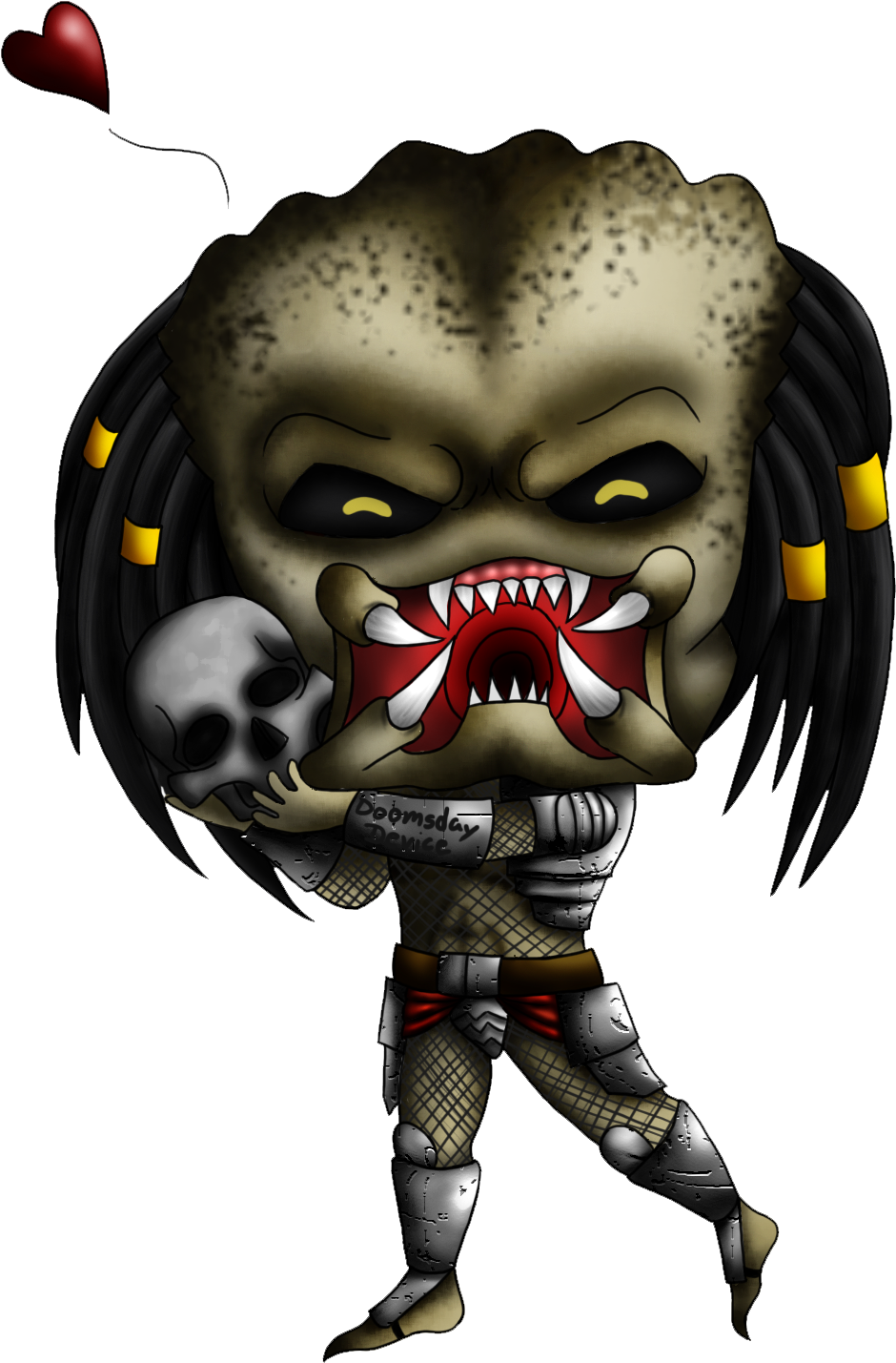 Download Predator Png - Predator Chibi - Full Size PNG Image - PNGkit