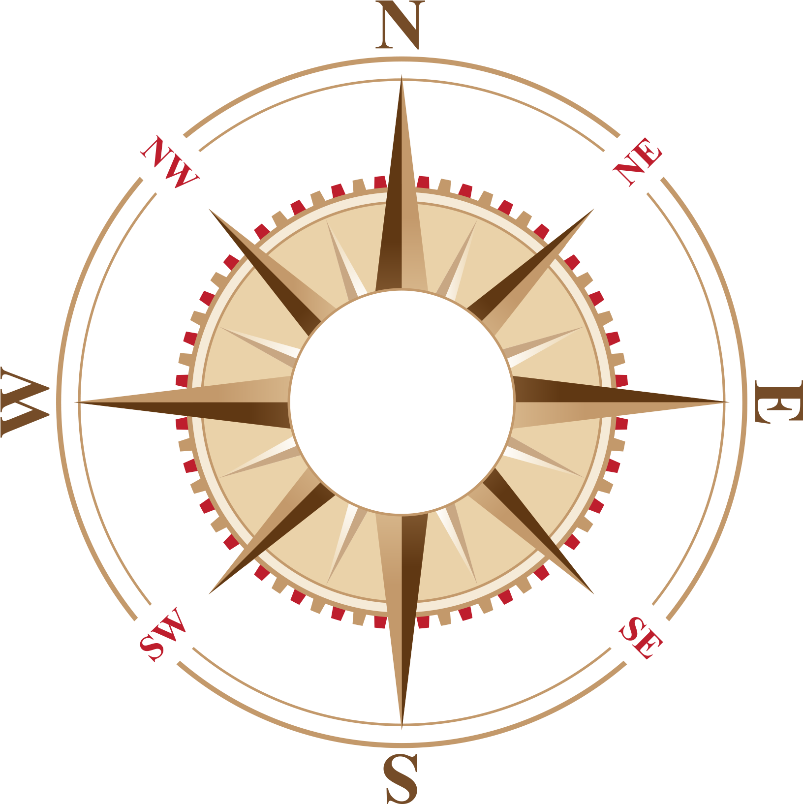 Download Compass Rose Royalty Free Illustration - Compass Rose Compass ...