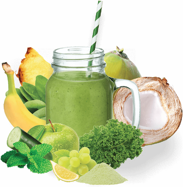 Download Clean, Green & Refreshing - Vegetable Juice - Full Size PNG ...