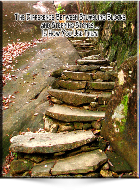 Download The Difference Between Stumbling Blocks - Poster - Full Size PNG Image - PNGkit