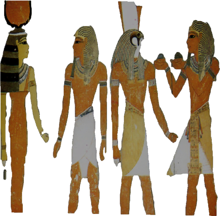 Download Egypt Wall Painting - Thumbnail - Full Size PNG Image - PNGkit