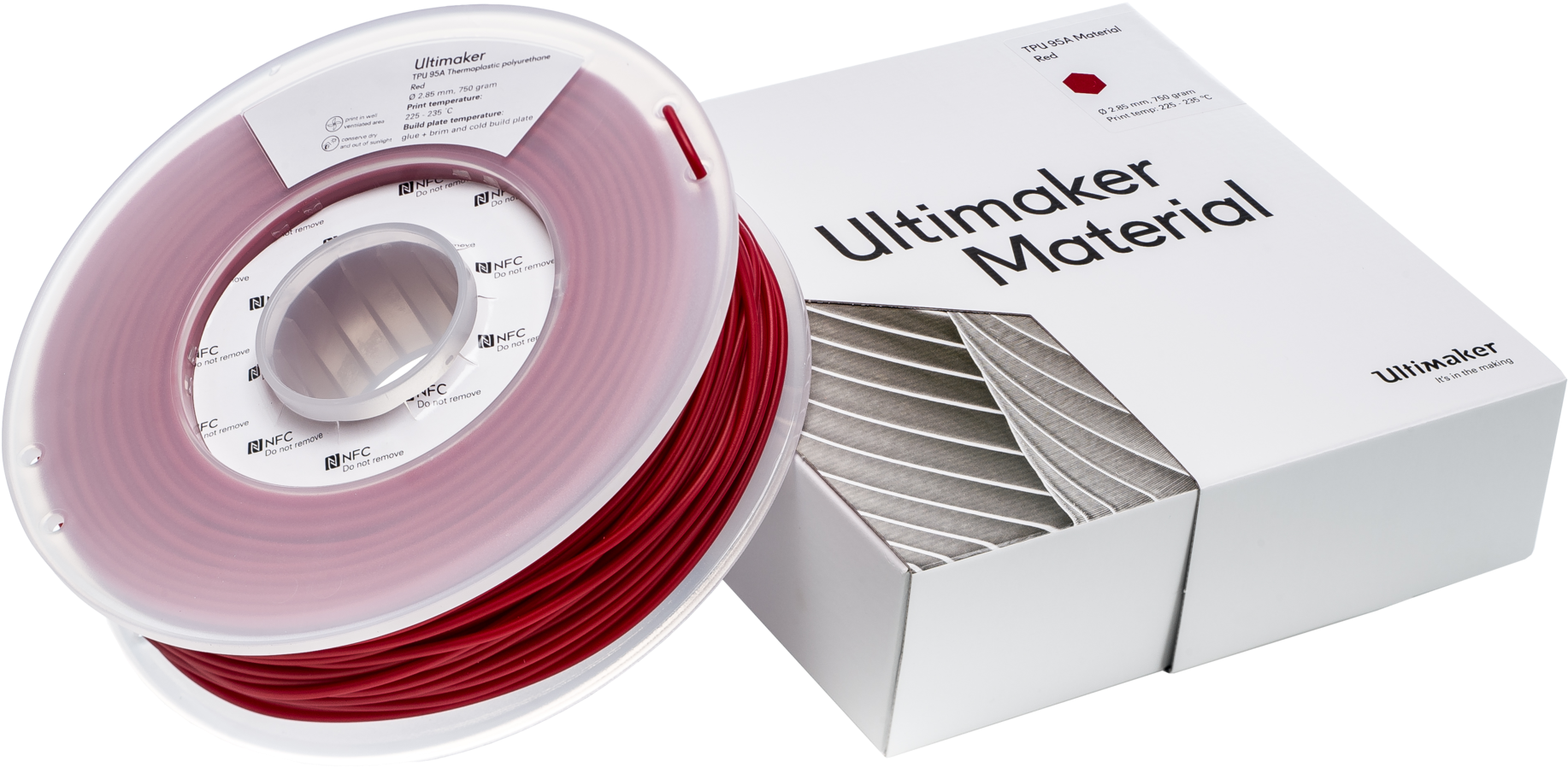 Download Ultimaker Tpu Red - Filament Ultimaker Tpu - M0369 Red 750 ...