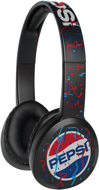 Download Pepsi Stuff Bluetooth Headphones - Full Size PNG Image - PNGkit