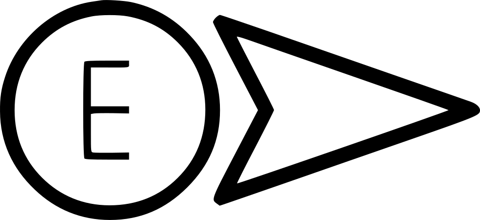 Download Arrow East Direction Comments - East Direction Symbol - Full ...