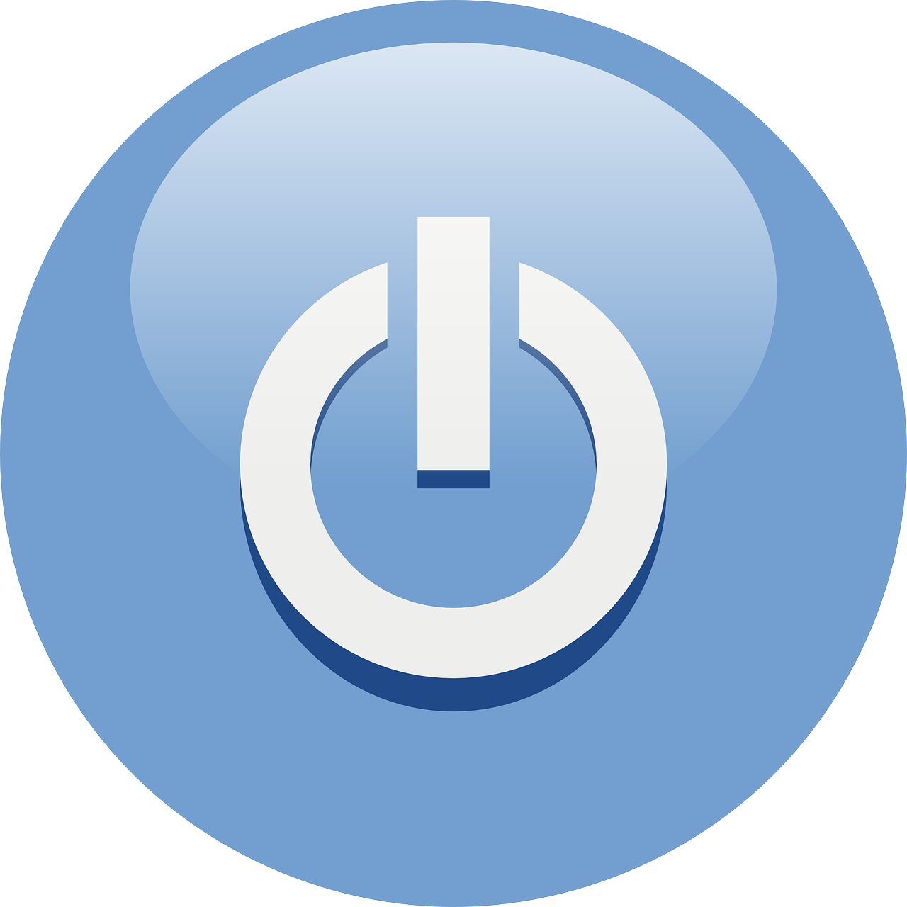 Download Clip Art Of A Power Button - Full Size PNG Image - PNGkit