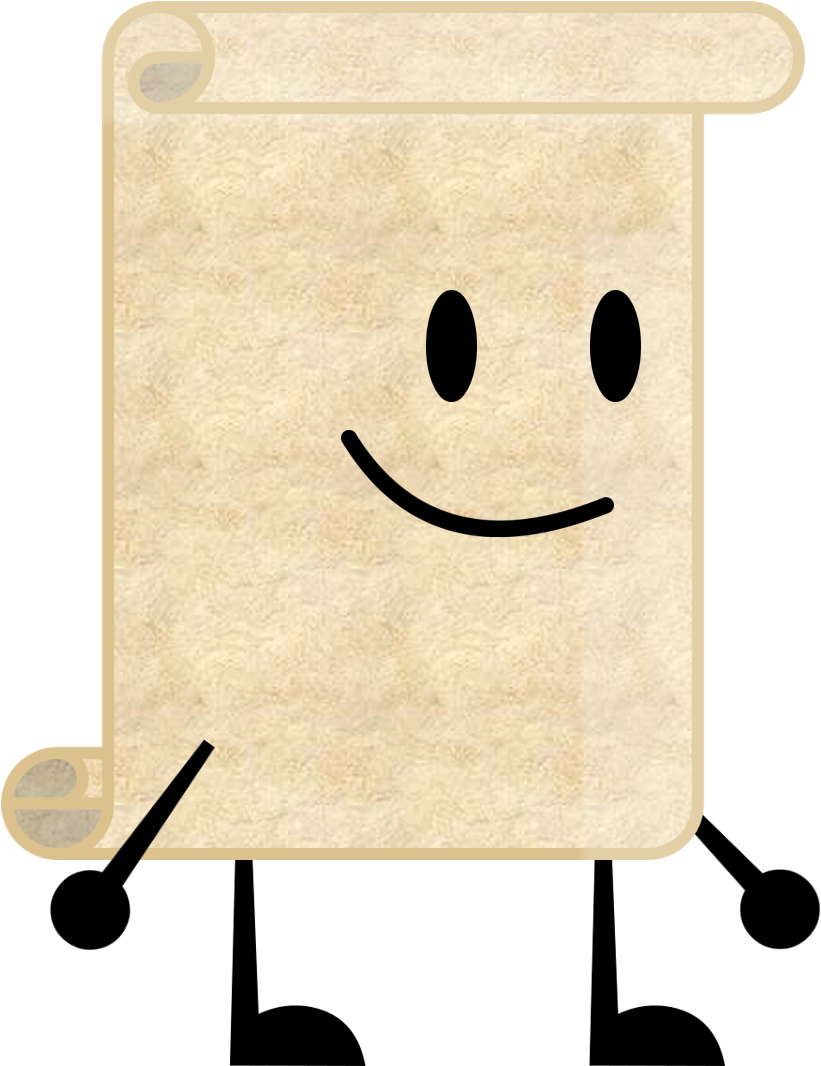 Download Scroll Pose - Smiley - Full Size PNG Image - PNGkit