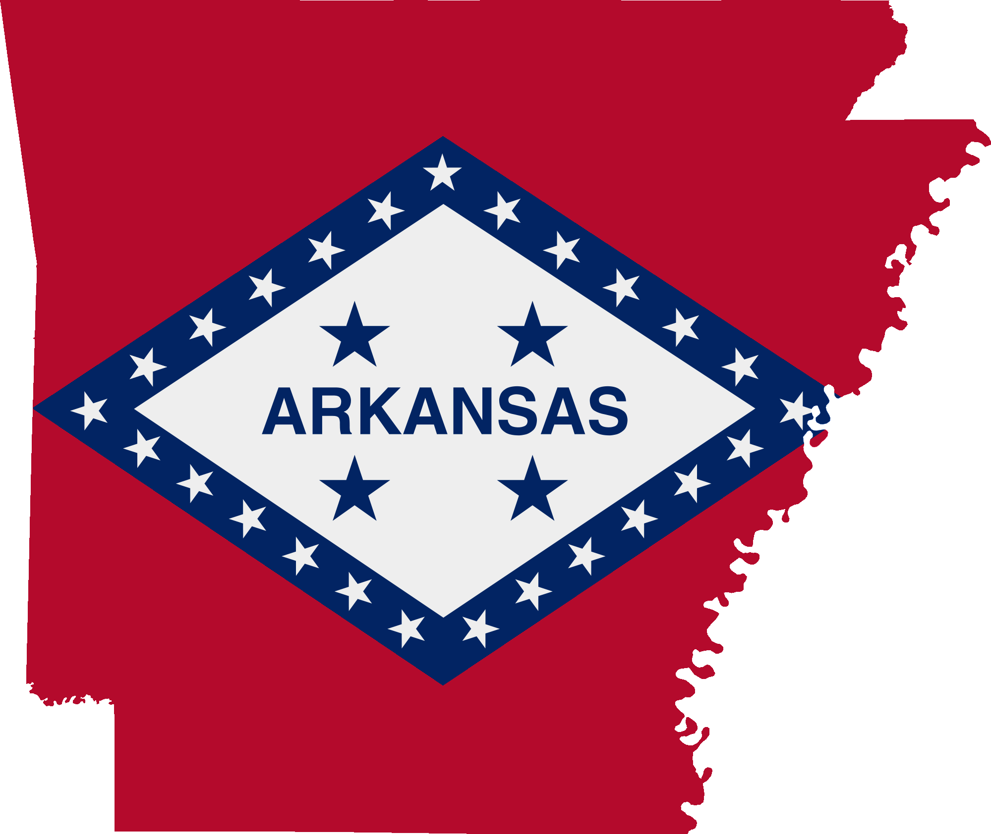 Download Arkansas State Flag - Full Size PNG Image - PNGkit