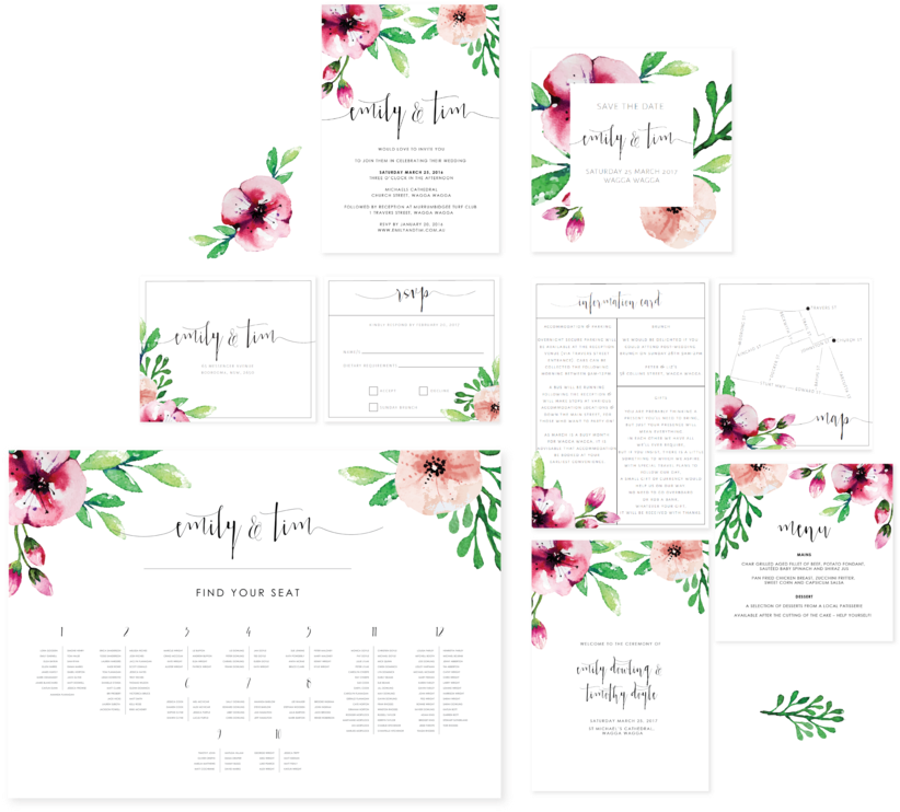 Download Emily Flat Lay-01 - Floral Design - Full Size PNG Image - PNGkit
