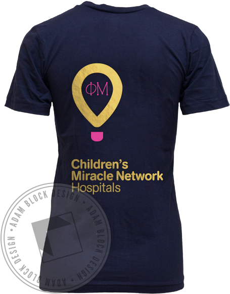 Download Phi Mu Children's Miracle Network Balloon V-neck - Strawberry ...