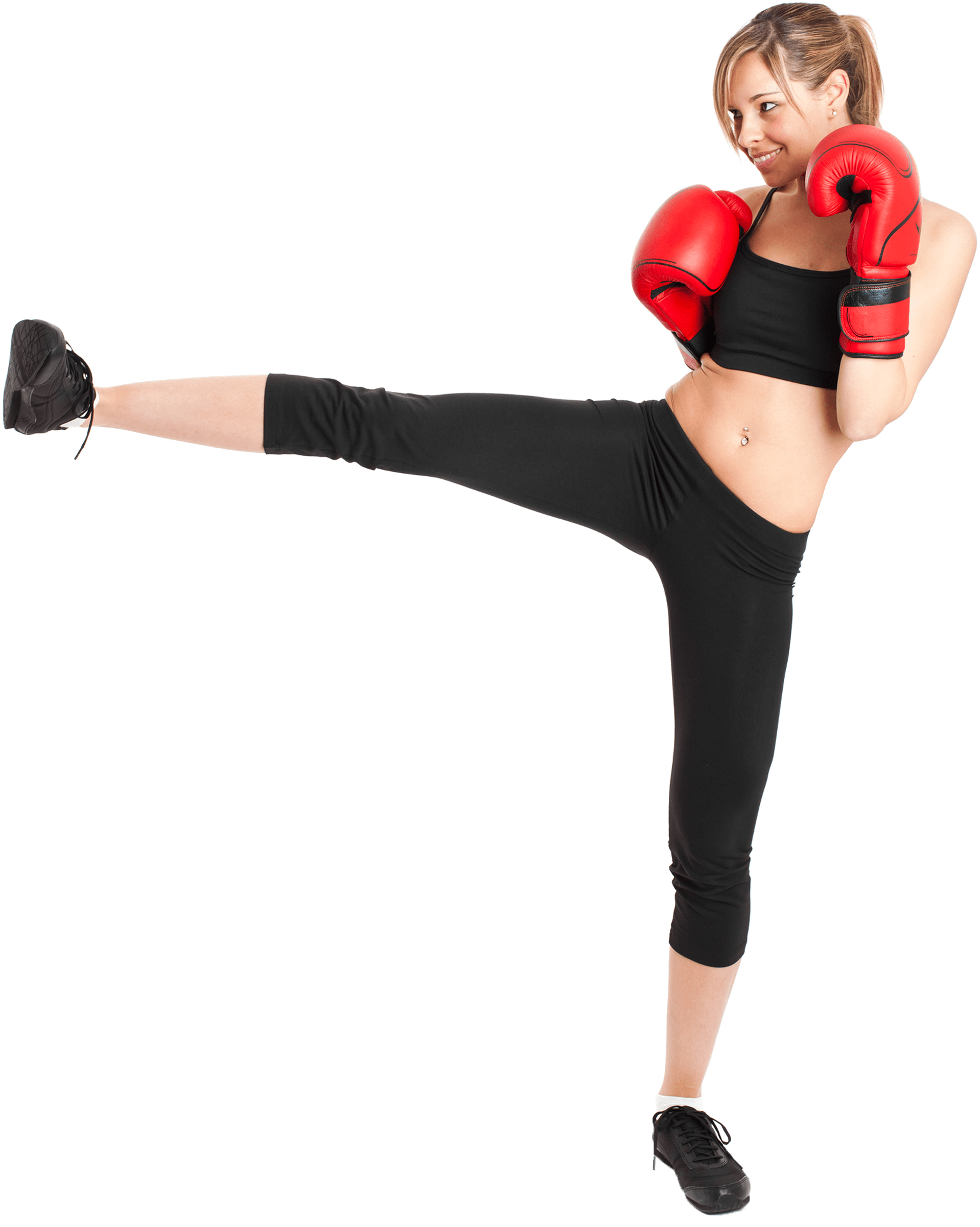 Download Kicking Girl - Kick Boxing Png Girl - Full Size PNG Image - PNGkit