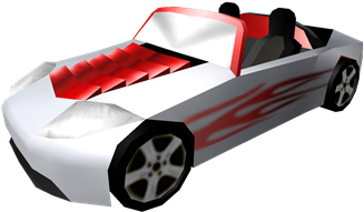 Download Silver Speedster Convertible - Roblox - Full Size PNG Image ...