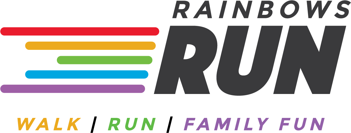 Download Rainbows Run - Graphic Design - Full Size PNG Image - PNGkit