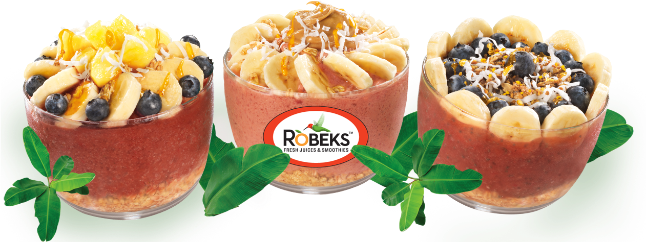 Download Healthy And Happy Robeks Açaí Bowls - Robeks Bowls - Full Size ...