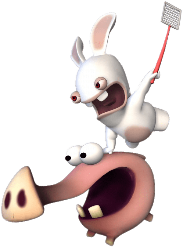 Download Download - Rayman Raving Rabbids Pig - Full Size PNG Image ...