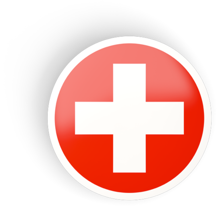 Download Illustration Of Flag Of Switzerland - Switzerland Flag Round ...