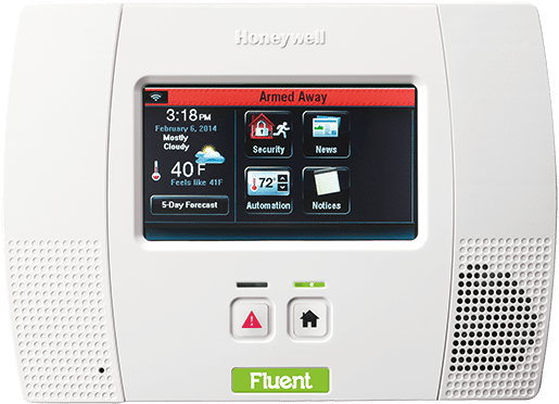 Download Fluent Simple Control Panel - Honeywell Alarm Monitor Png ...