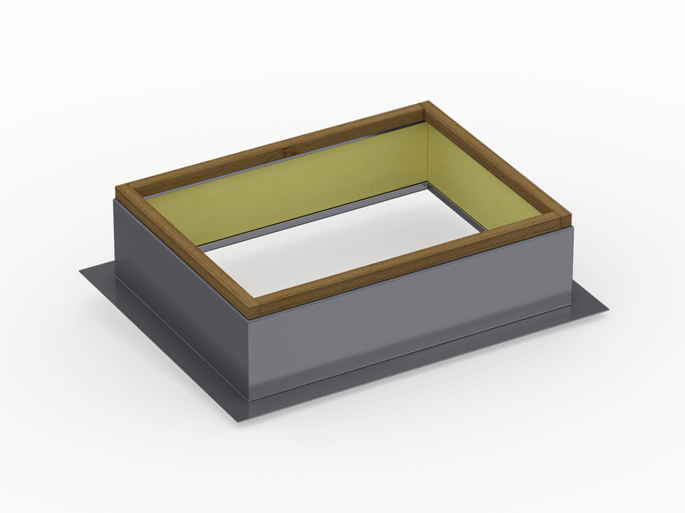 Download Roof Curb - Roofing Materials Pitch Pan - Full Size PNG Image ...