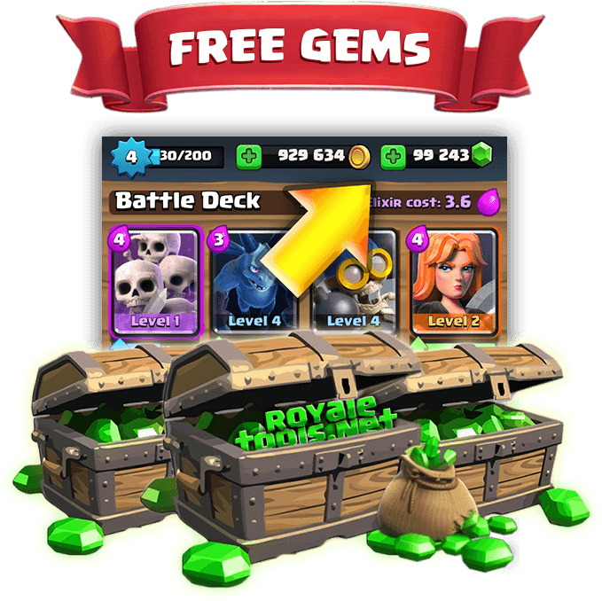 Download Clash Royale Gem Hack - Clash Royale - Full Size PNG Image ...