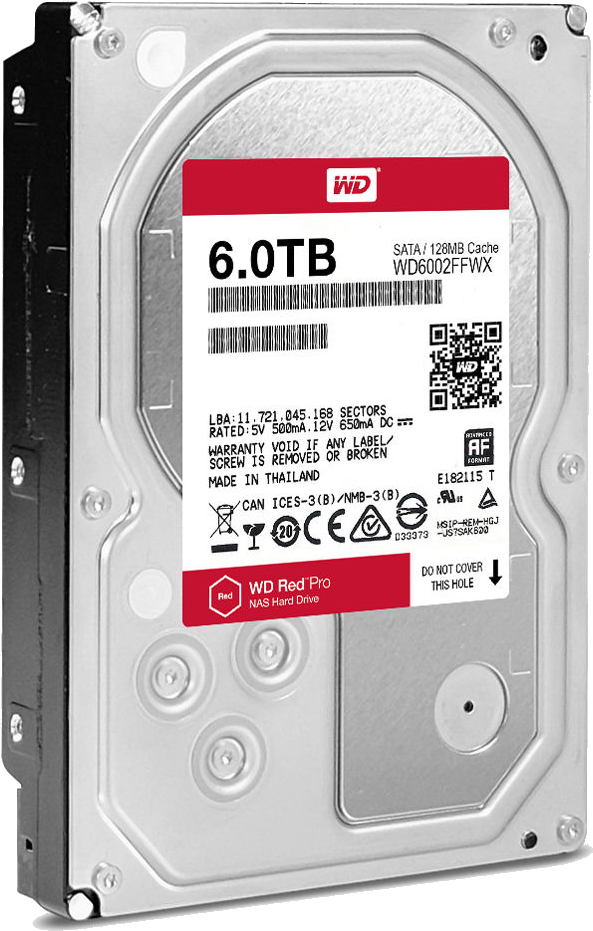 Download Wd Red 6tb Pro Drive Hdd For Nas - Wd Red Pro 4 Tb 6 Gb/s Sata ...