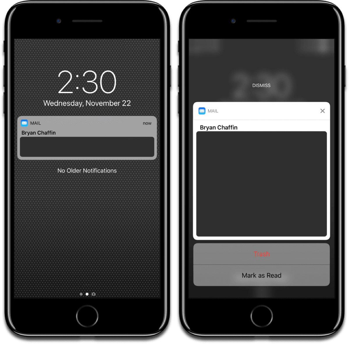 Download Dismiss Notifications By Swiping Down When You 3d Touch ...