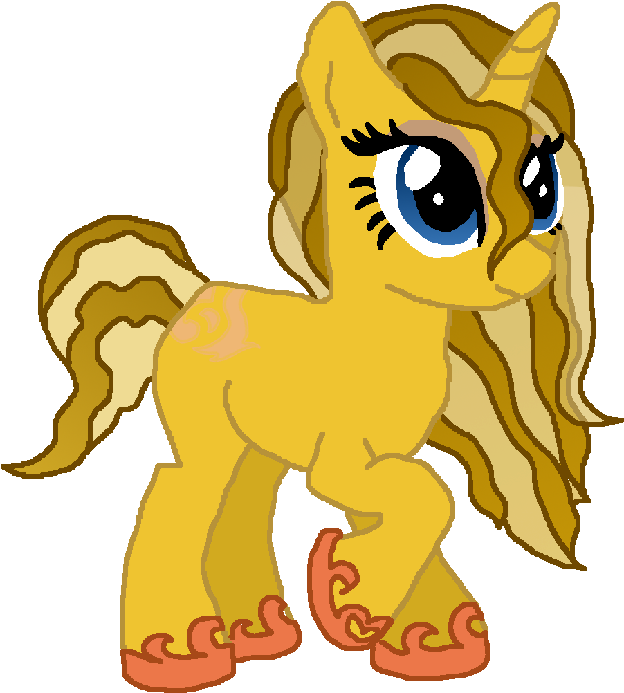Download Transparent Golden Gleam Younger - Cartoon - PNGkit