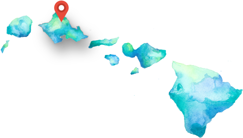Download Oahu Header - Map - Full Size PNG Image - PNGkit