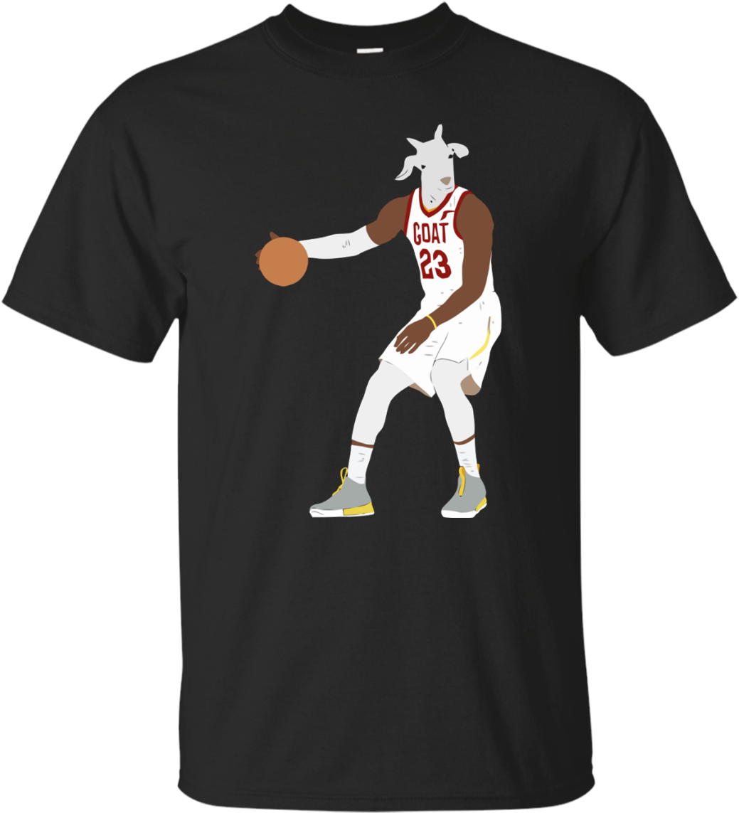 Download Transparent Lebron James Goat Shirt G200 Gildan - Lebron Goat ...