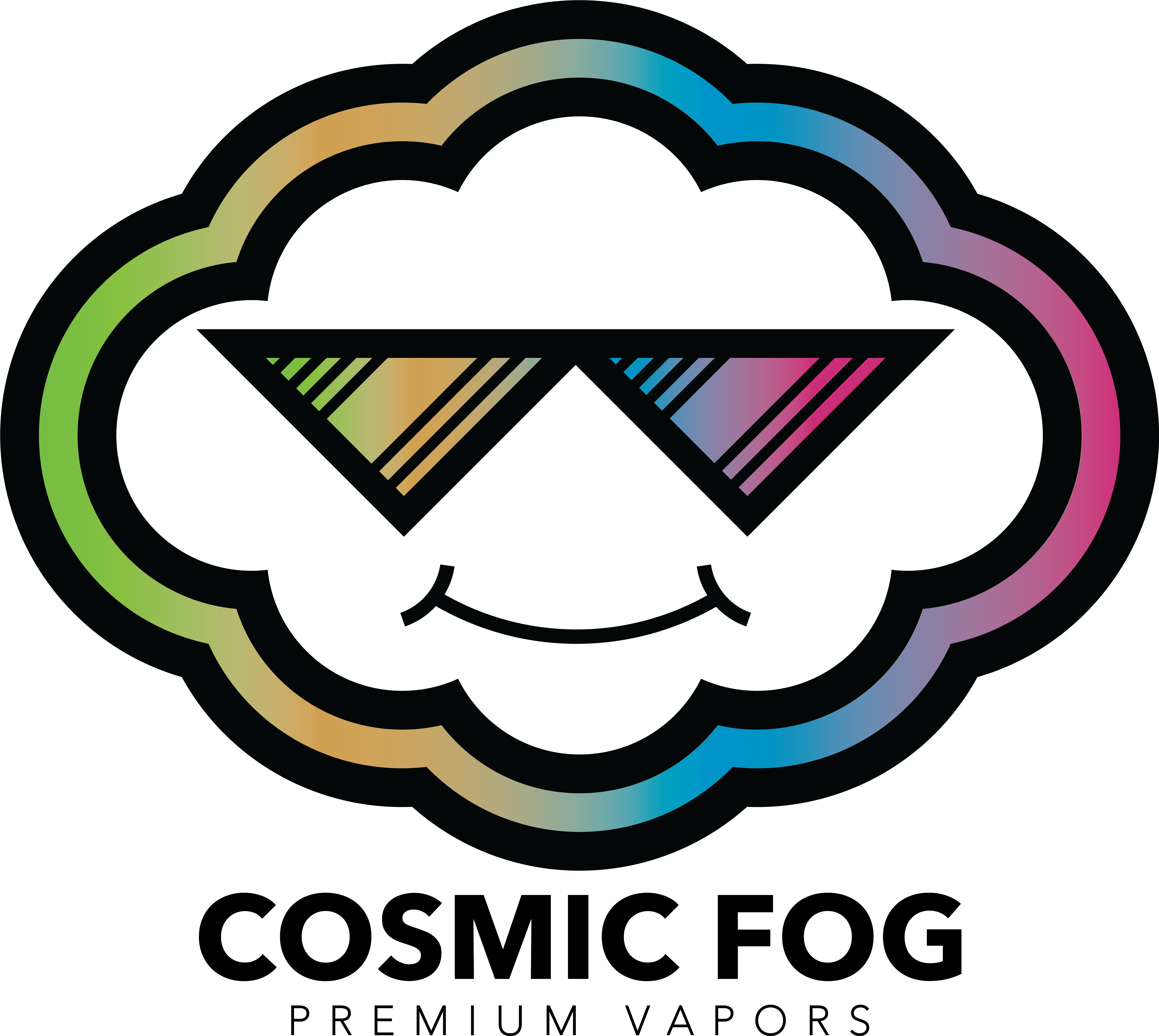 Download Transparent Cosmic Fog Rainbow Logo With Type - Cosmic Fog ...