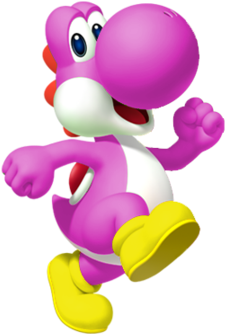 Download Yoshi Wallpaper Titled Pink Yoshi - Super Mario Yoshi Png ...