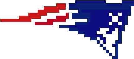 Download Transparent Patriots Symbol - Patriots Logo Pixel Art - PNGkit